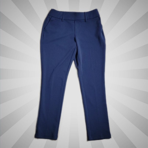 Cato | Pants & Jumpsuits | Cato Est 946 Pull On Career Pants Sz S Navy ...